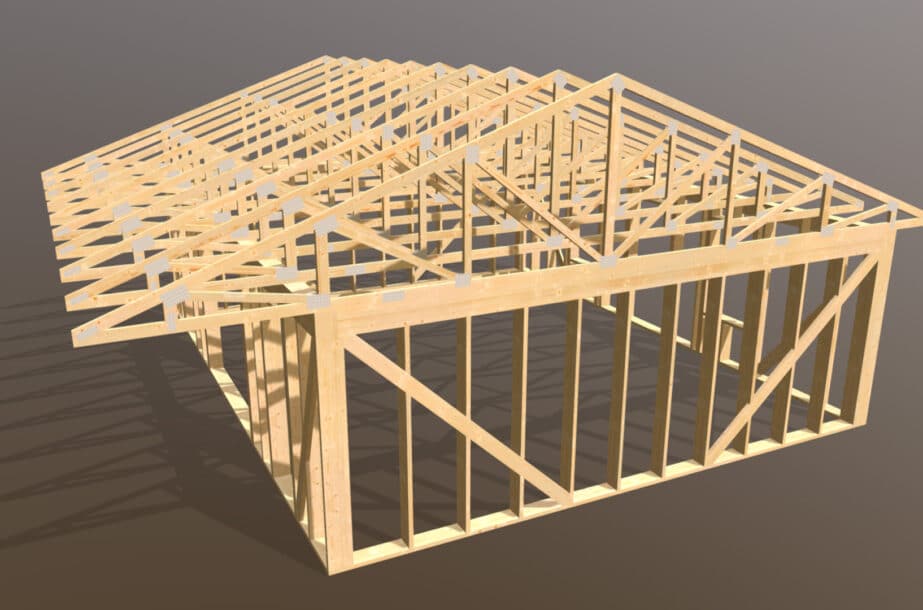 Puidust fermid | Puidust kvaliteetsed katusefermid | Tenter
